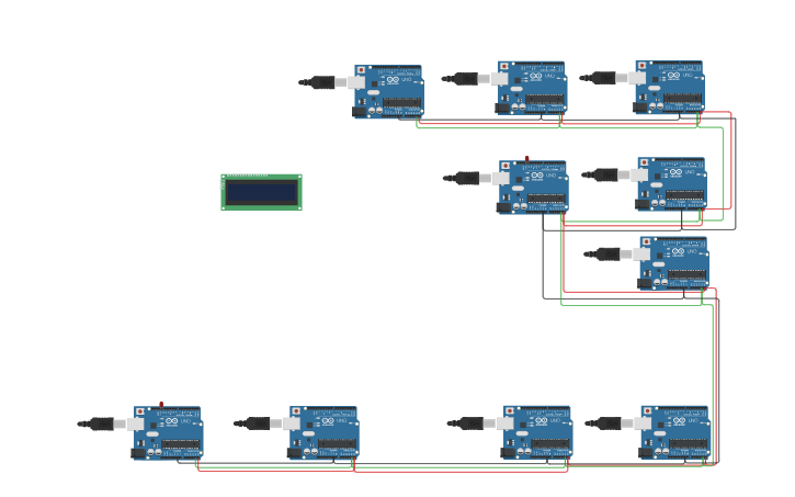 Circuit Design Copy Of 18317006 I2c Multiple Slave Tinkercad