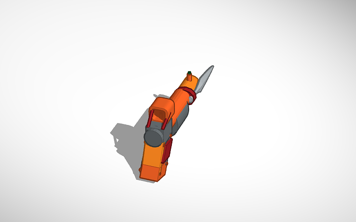 3d Design Custom Bayonet Pipe Pistol Tinkercad