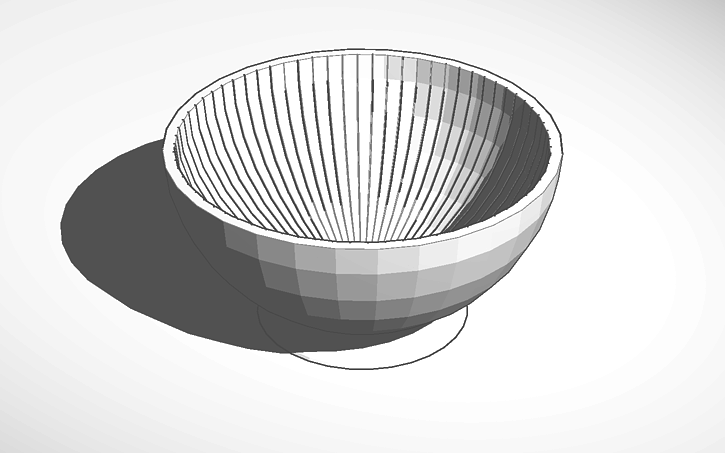 3D design Shave Bowl - Tinkercad