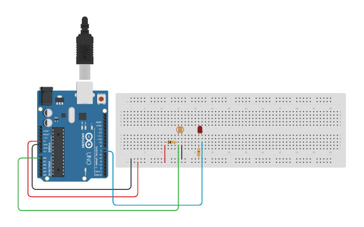 Circuit design Experiment 5b - Tinkercad