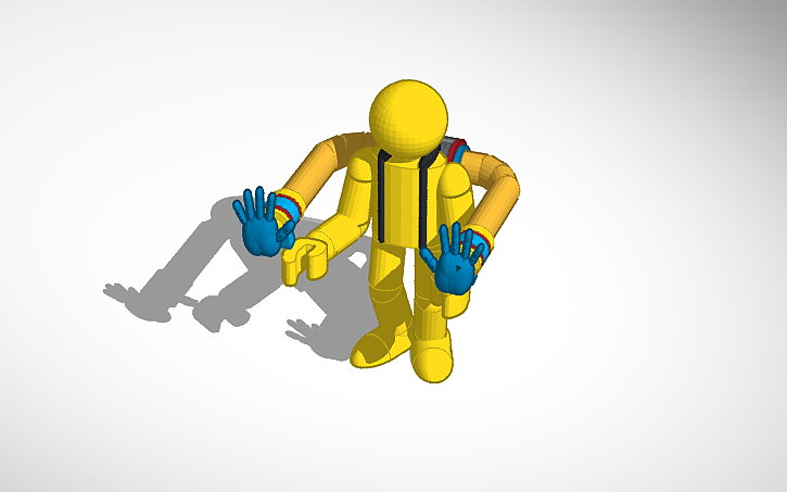 3D design player project playtime - Tinkercad