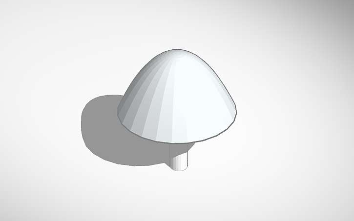 3D design mushrooom - Tinkercad