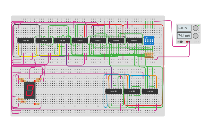 Circuit Design 7 Segment Display0 9 Tinkercad 1768