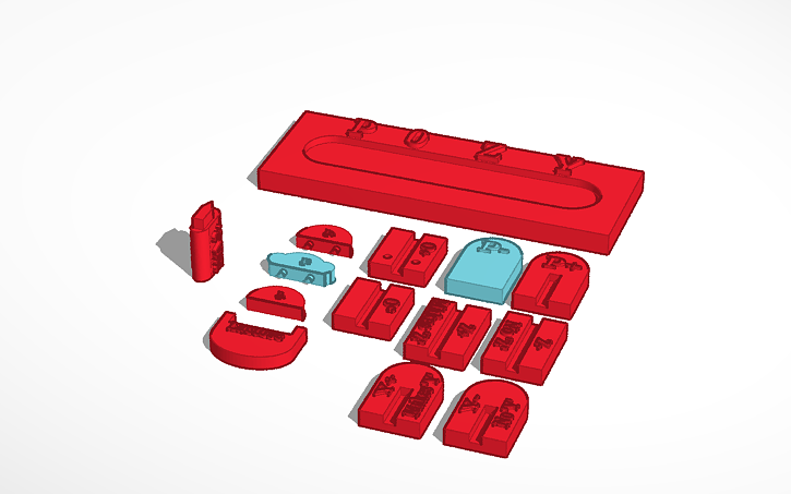 3D design Lac operon - Tinkercad