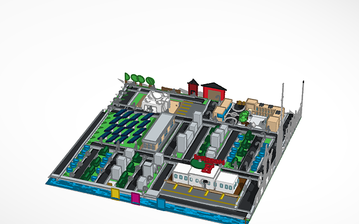 3D design City - Tinkercad