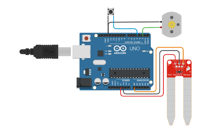 Circuit design Upgrade 1 - Tinkercad