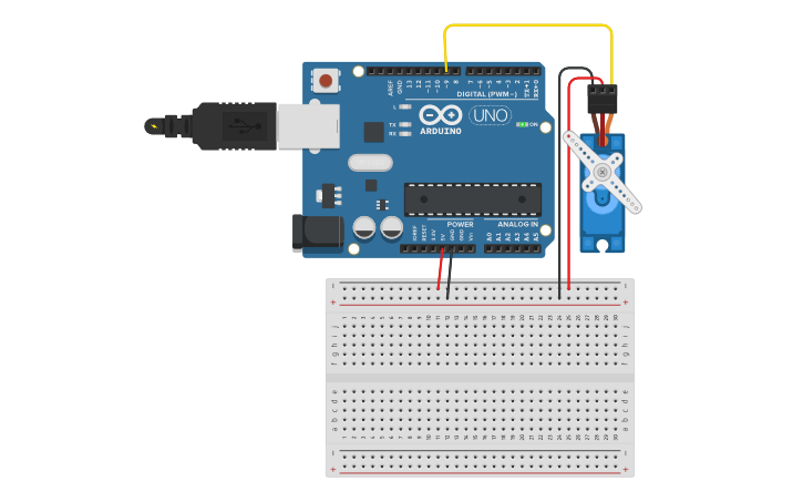 Circuit design Practical 5.Arduino | Tinkercad