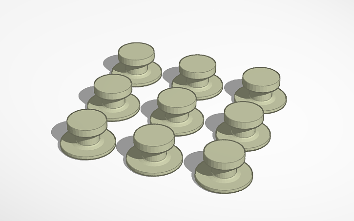 3D design Croc charm connectors - Tinkercad