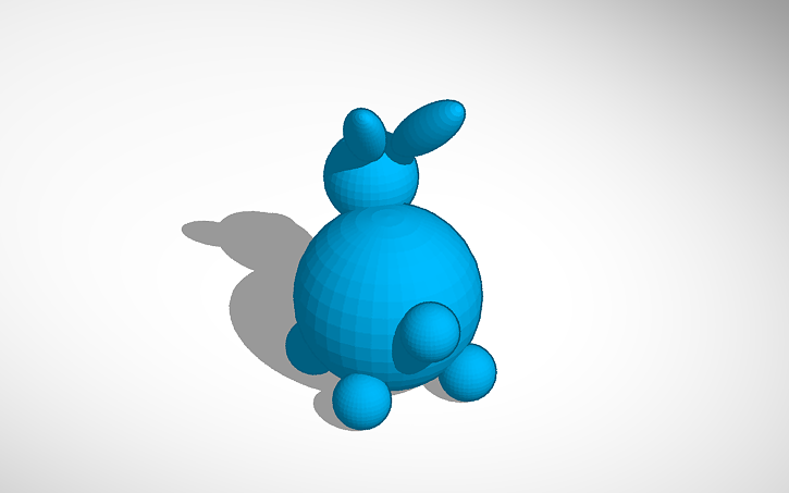 3D design Rabbit - Tinkercad