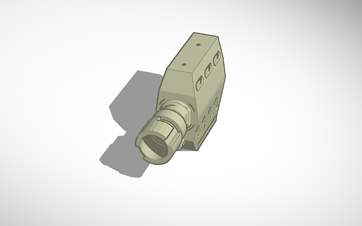 3D design nerf stryfe front with barrel lug | Tinkercad