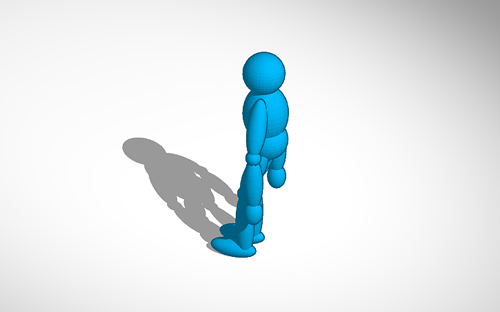 3D design Human Body Template - Tinkercad