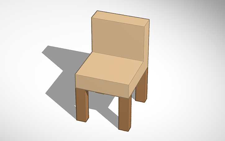 3d Design Стілець Петренка Tinkercad