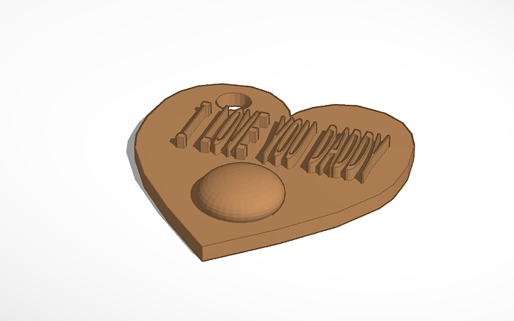 3D design Juliette's Father's Day 2017 | Tinkercad