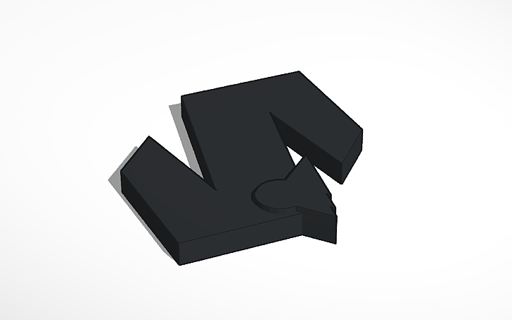 3D design Scuffed sabaton logo - Tinkercad