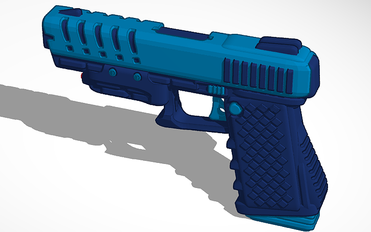 3D design Custom Glock - Midnight Hunter Edition - Tinkercad