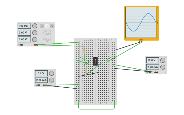 Circuit design LT2 - Tinkercad