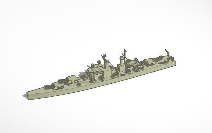 3D design USS Baltimore | Tinkercad