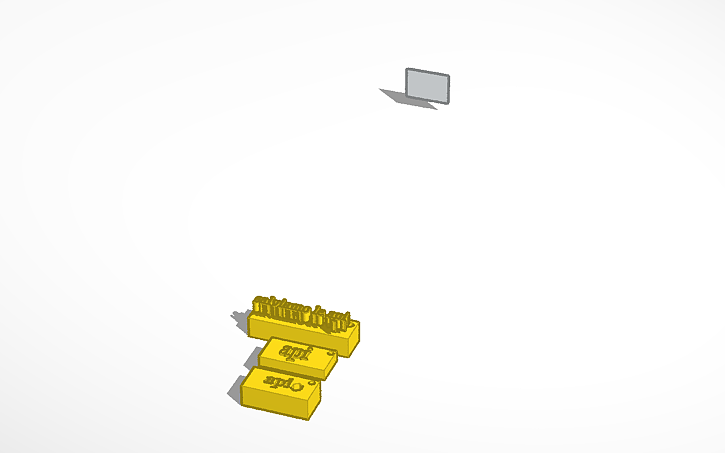 3D design api gcib - Monica - Tinkercad