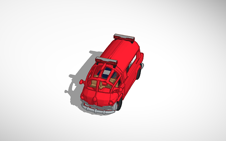 3D design Copy of fallout ambulance - Tinkercad