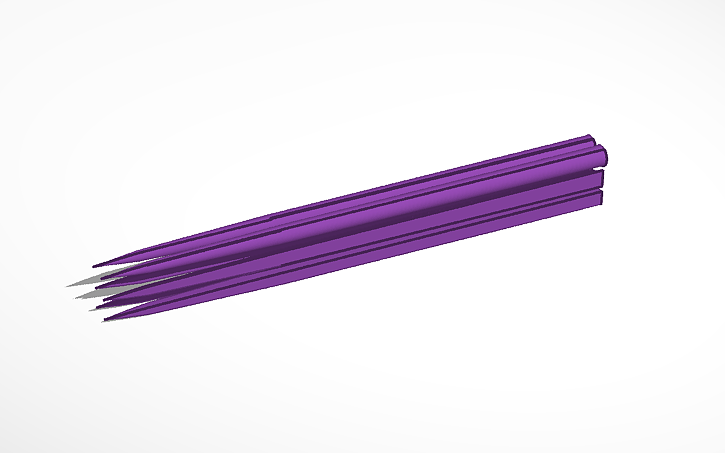 3D design Cool Sharp Chopsticks V0 | Tinkercad