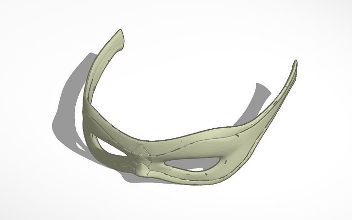 3D design Glasses Type Eye Mask - Tinkercad