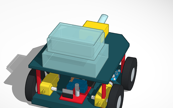 3D design Fire Fighting Robot [PROTOTYPE] - Tinkercad