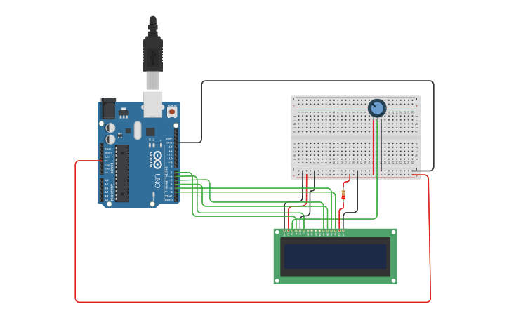 Circuit design Reloj Digital | Tinkercad