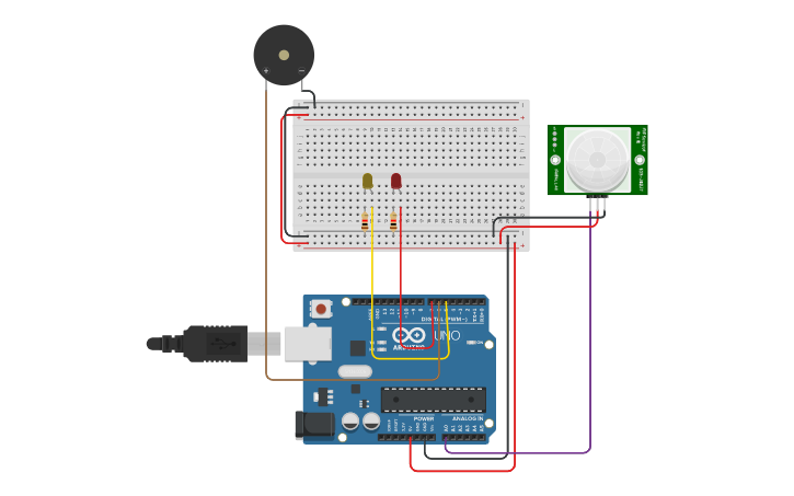 Circuit design IoT Owens López - Tinkercad