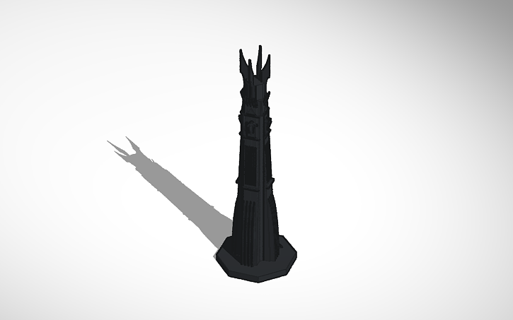 3D design Tower of Orthanc | Tinkercad