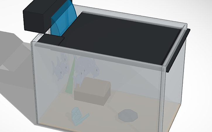 3D design Fish tank - Tinkercad