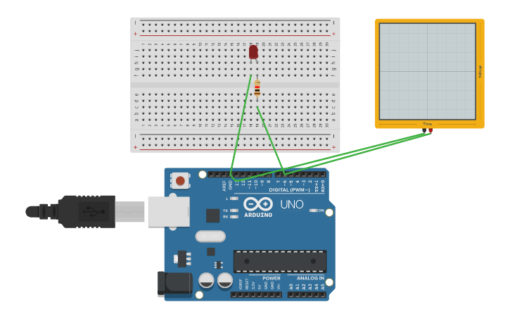 Circuit design Lab 7A (ii) | Tinkercad