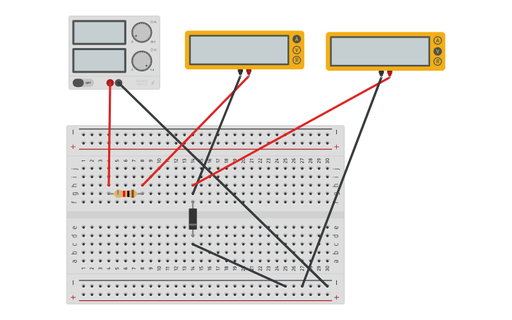 Circuit Design Exp 1 Biased Pn Junction Diode Tinkercad