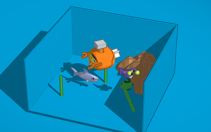 3D design Underwater Fun - Tinkercad