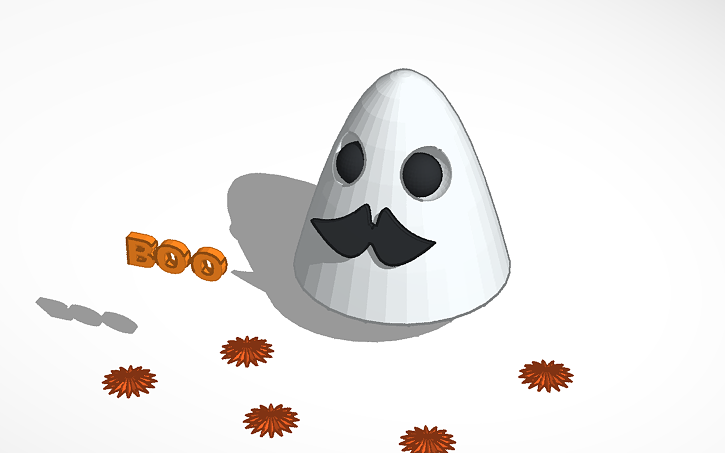 3D design Ghost Top | Tinkercad