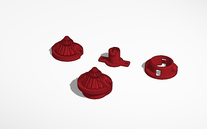 3D design Beyblade "Fusion" Driver - Tinkercad