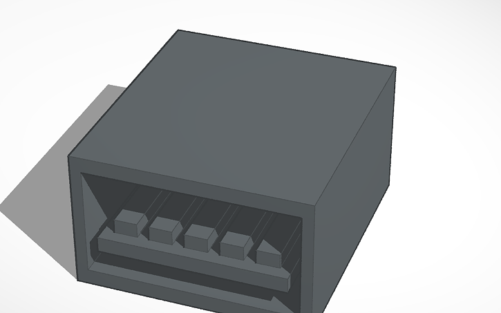 3D design USB - Tinkercad