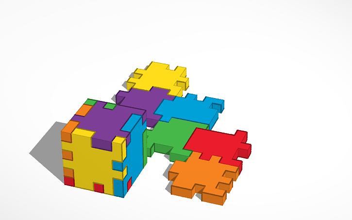 3D design A 3D Puzzle - Tinkercad