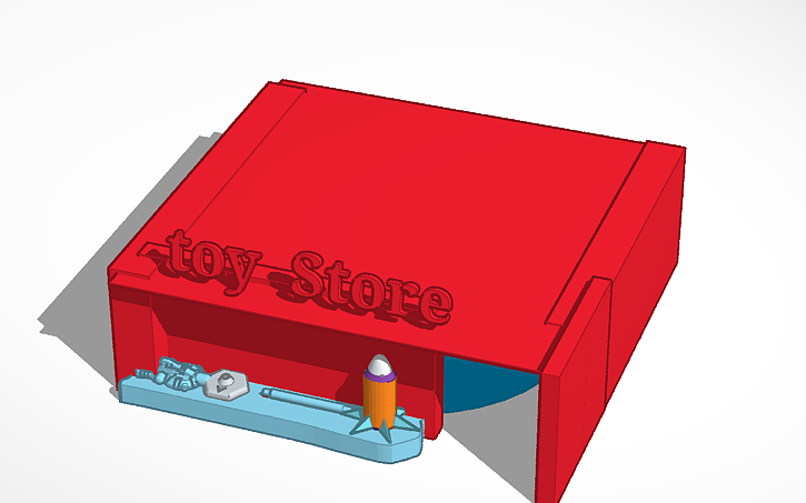 3D design toy Store - Tinkercad