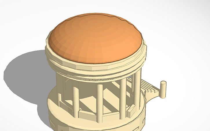 3D design gazebo - Tinkercad