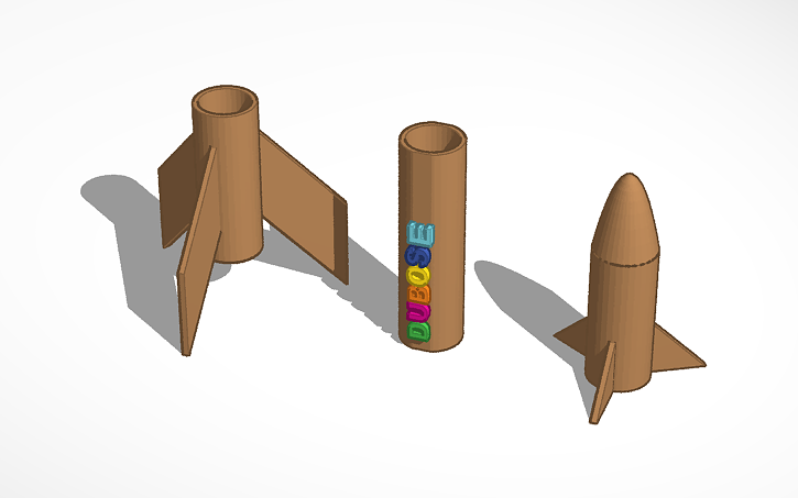 3D design Rocket | Tinkercad