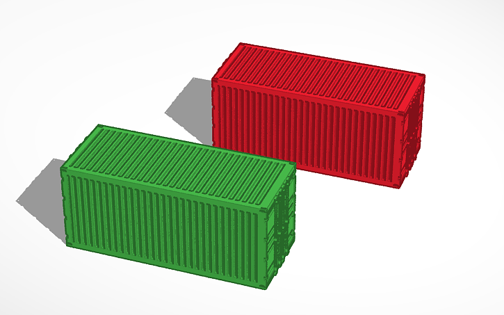 3D design CONTAINER 20 - Tinkercad