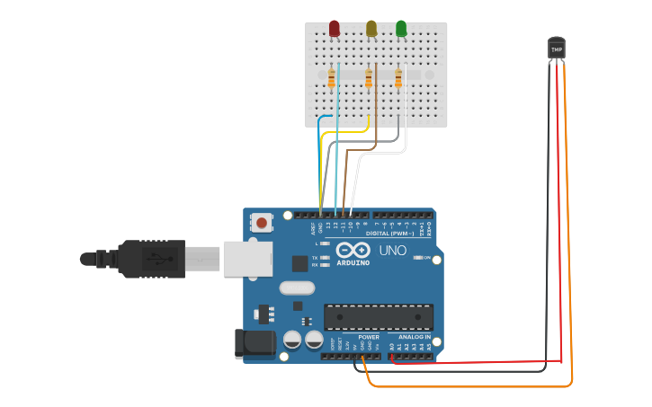 Circuit Design Copy Of Ultrasonic Distance Sensor With Buzzer Tinkercad