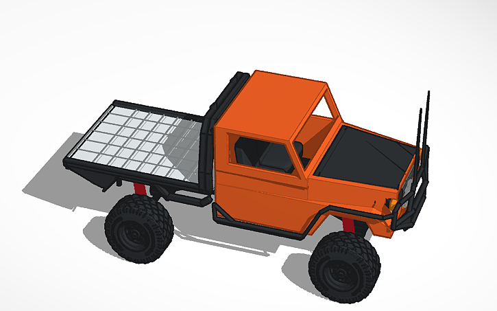 3D design LandCruiser 75 Series - Tinkercad