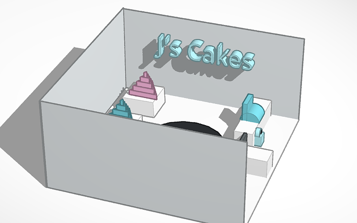 3D design My cake store | Tinkercad