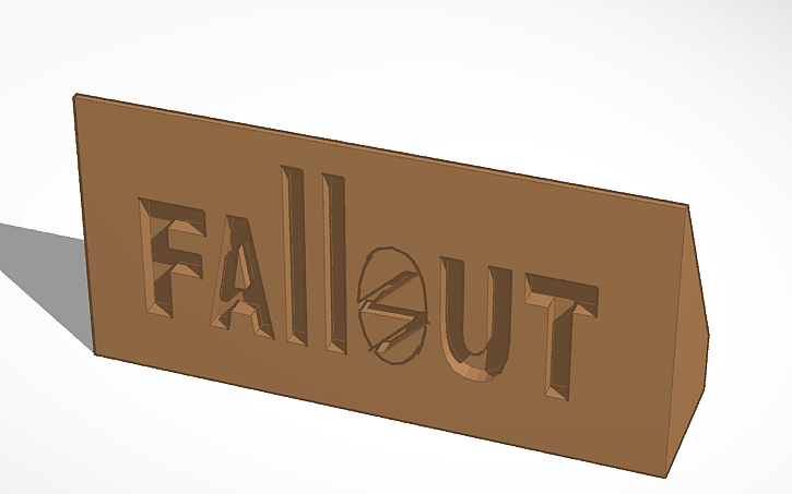 3D design Fallout stojan | Tinkercad