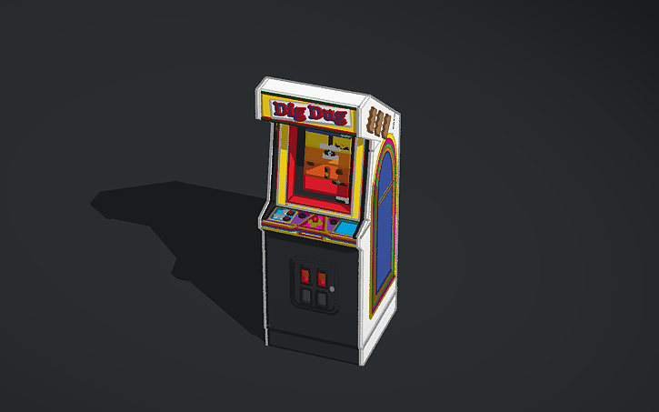 3D design Dig Dug but with characters | Tinkercad
