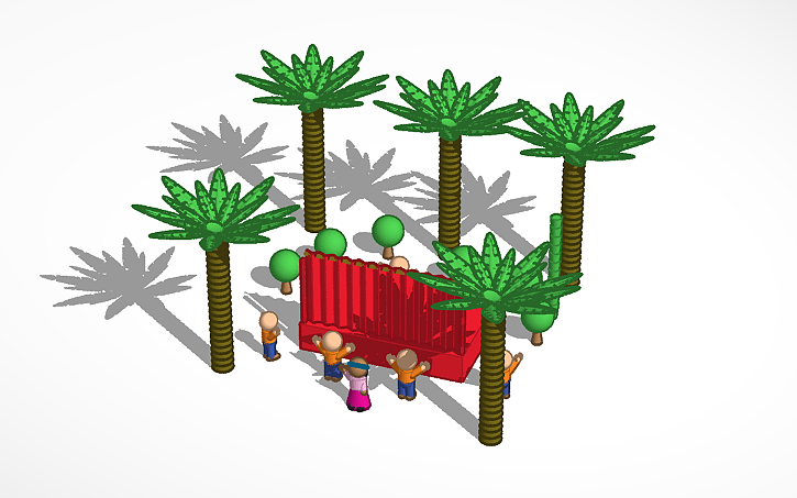 3D design konser alanı | Tinkercad