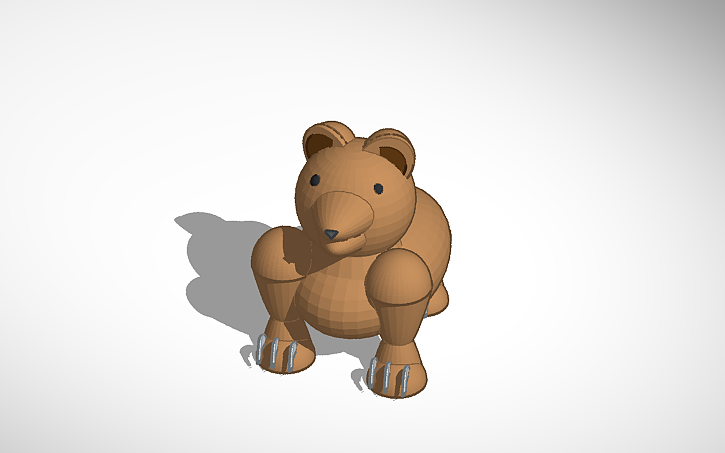 3D design Bear - Tinkercad