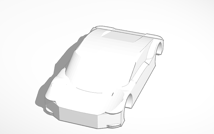 3D design Factory Sports Car Body - Tinkercad