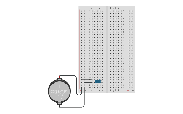 Circuit design Activity 6: Breadboard LED | Tinkercad